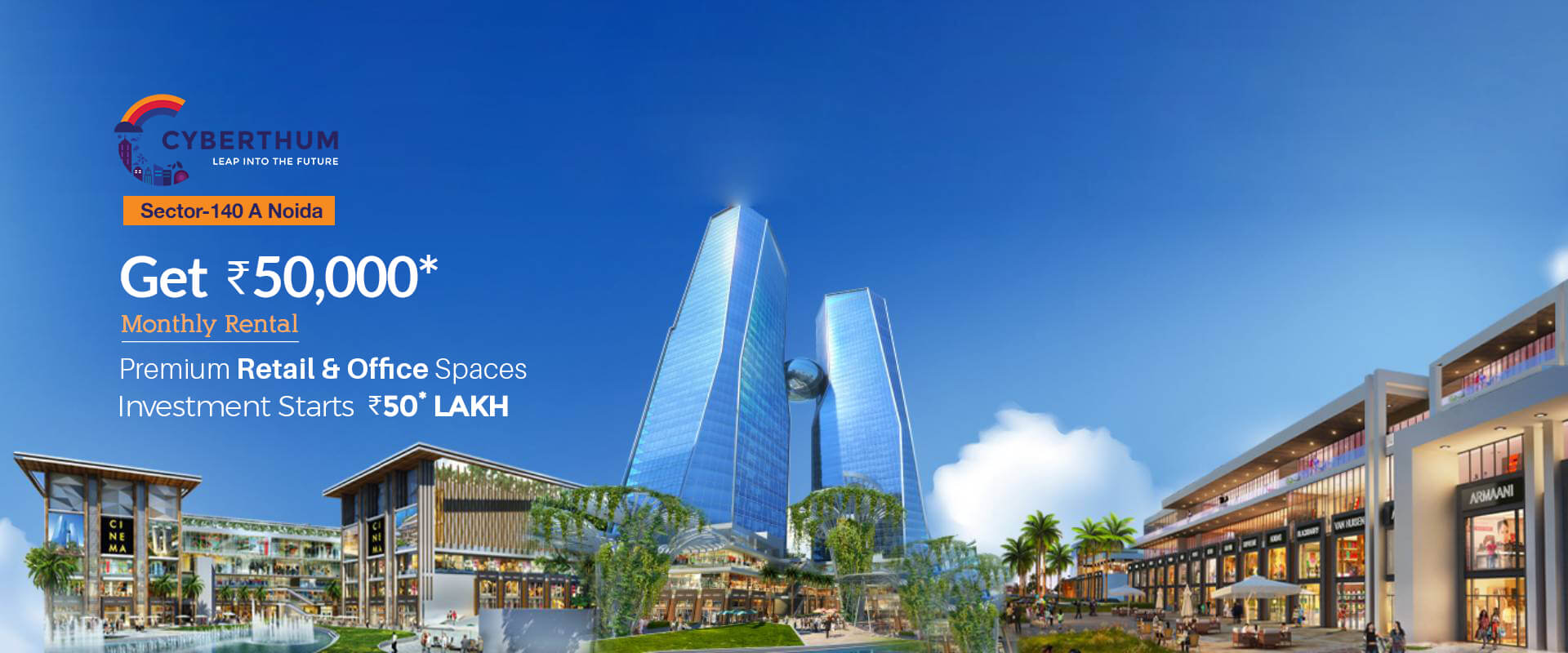 Cyberthum | Retail Space | Greater Noida West | Bhutani Infra